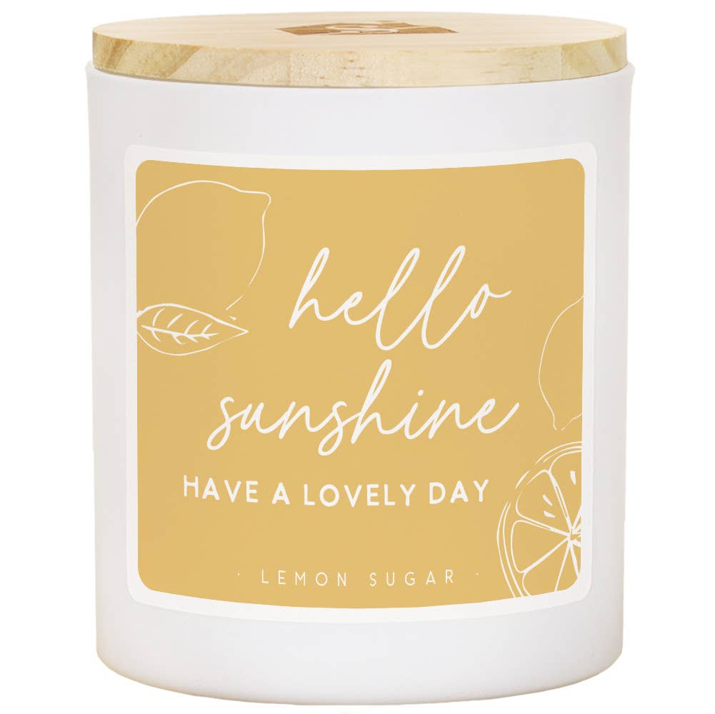 Hello Sunshine Candle – Drops of Encouragement LLC