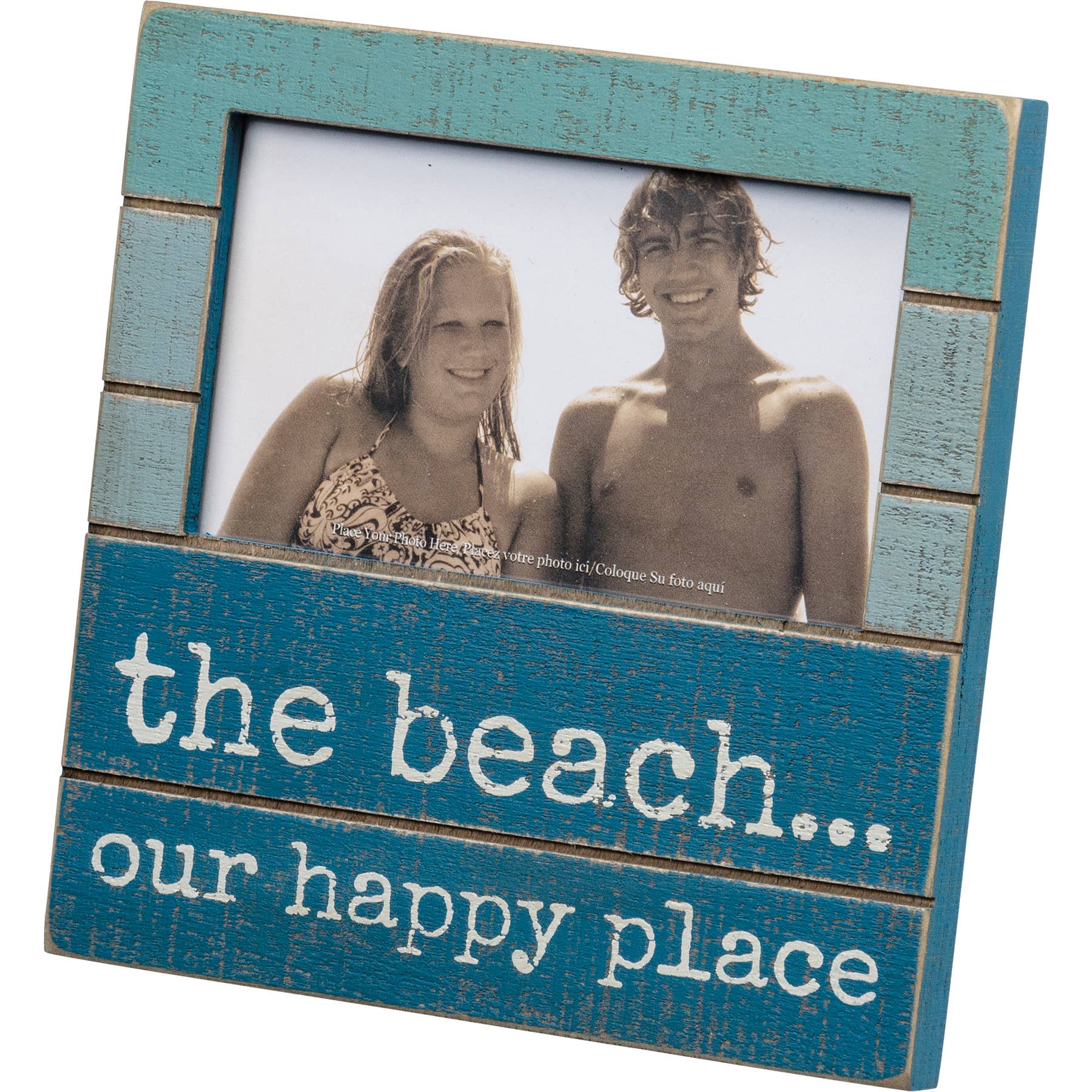The Beach Our Happy Place Photo Frame – Drops of Encouragement LLC